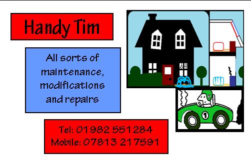 Handy Tim – All sorts of maintenance modifications and repairs
